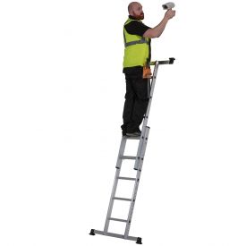 Werner Combination Ladder 5 in 1 with Platform 7101518