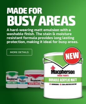 Macpherson Trade Paints Durable Acrylic Matt