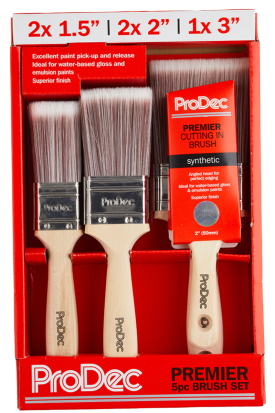 Rodo ProDec 5pc Premier Brush Set