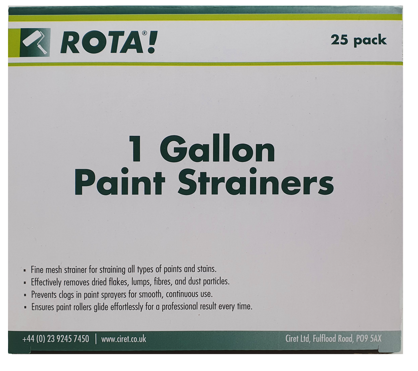 Ciret 1 Gallon Paint Strainers (Pack of 25)