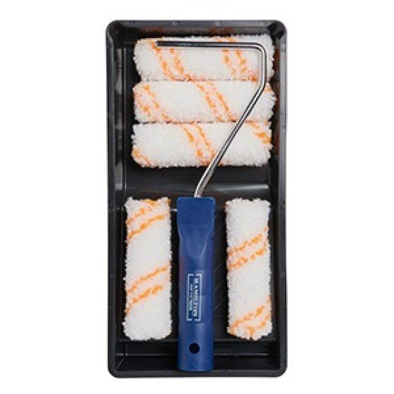 Hamilton 4" Medium Pile Mini Roller Set (7 Piece)