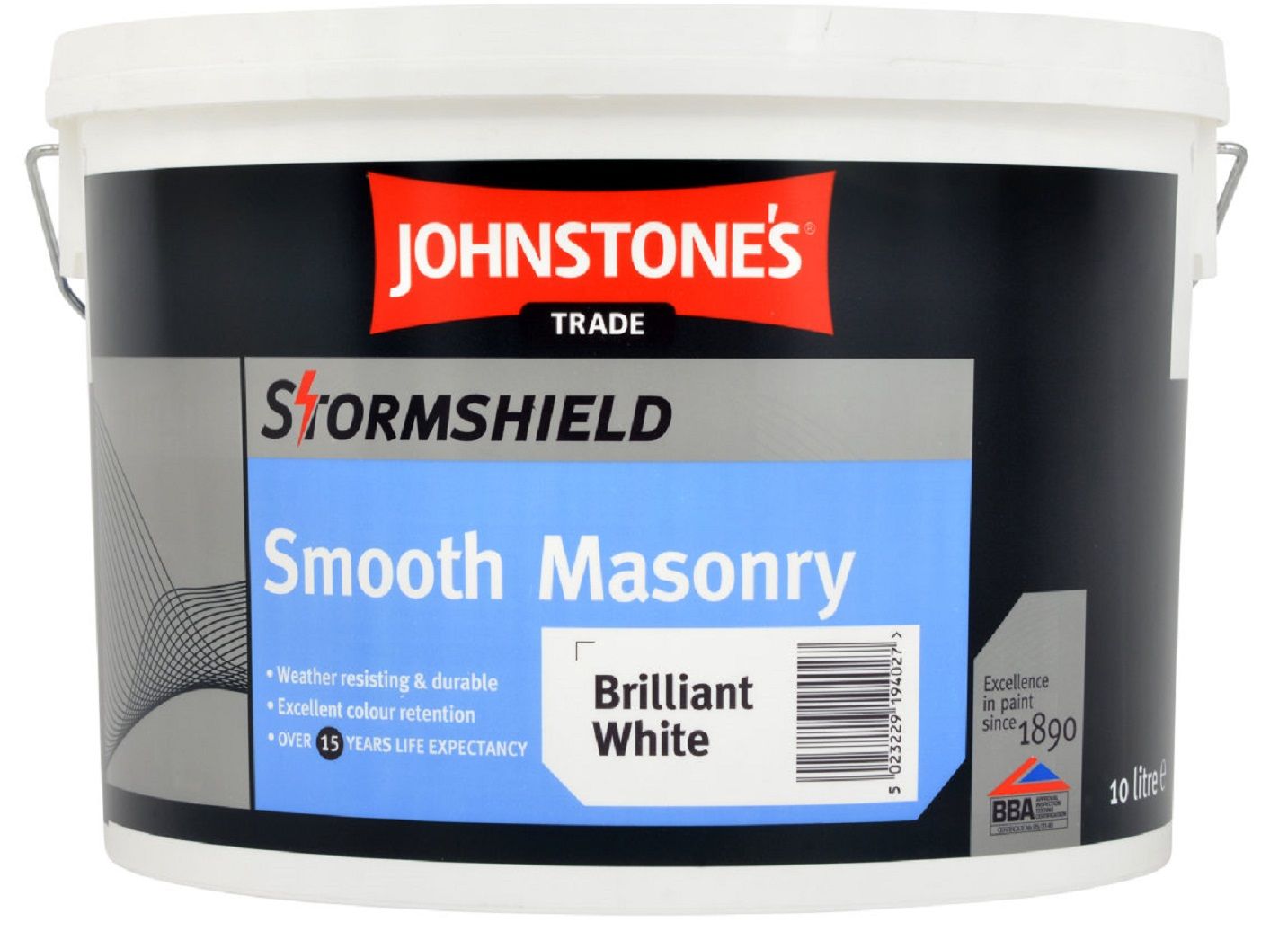 Johnstones Stormshield Smooth Masonry Paint