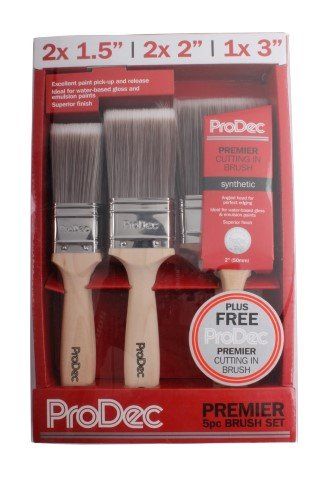 Rodo ProDec 5pc Premier Brush Set