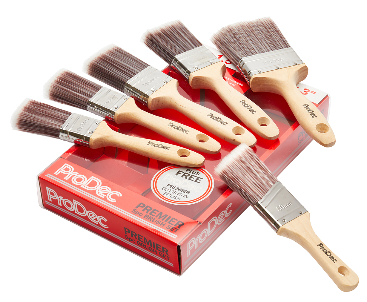 Rodo ProDec 5pc Premier Brush Set